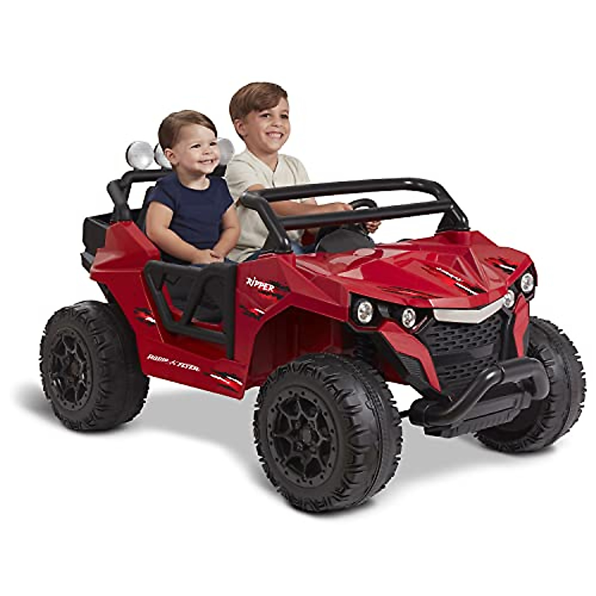 Radio Flyer Ripper Battery Powered Car, 12 Volt Outdoor Ride On Toy, Red Kids Ride On Toy For Ages 3+