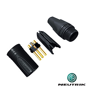 WORLDS BEST CABLES 5 Foot - Quad Balanced Patch Cable CUSTOM MADE using Mogami 2534 wire and Neutrik NC3MXX-B Male XLR & NP3X-B TRS Stereo Phone Plug.