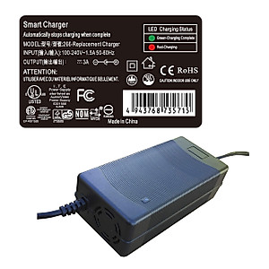 PowerTech Supplier 3 Amp Smart Charger Compatible with HIBOY Titan PRO Electric Scooter