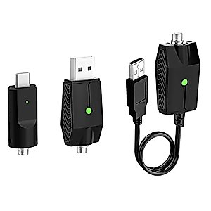 Knaive USB Thread Cable USB Pen Portable Power Protection with LED Indicator [𝟑-𝗣𝗮𝗰𝗸]