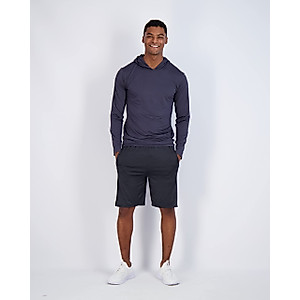 3 Pack: Men’s Quick Dry Fit Moisture Wicking Long Sleeve Fishing Active Athletic Hoodie Performance Hooded TShirt Workout Running Gym Sports Casual Sweatshirt UPF 50 Outdoor Hiking-Set 9, X-Large