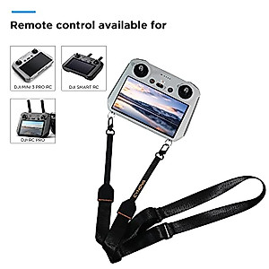 CYNOVA DJI Mini 3 Pro RC Strap Lanyard, Drone Remote Neck Strap Compatible with DJI RC Remote / DJI RC Pro Controller for DJI Mini 3 / Mavic 3 classic, DJI Smart Controller Lanyard for Mavic 3 Accessories / DJI Mini 3 Pro Accessories