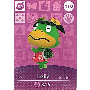 Nintendo Animal Crossing Happy Home Designer Amiibo Card Leila 110/200 USA Version
