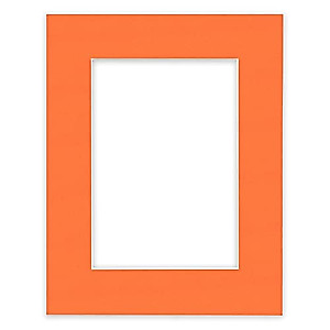 Craig Frames B152 Pre-Cut Mat Board for 16x22 Print, 20x26, Tangerine Orange