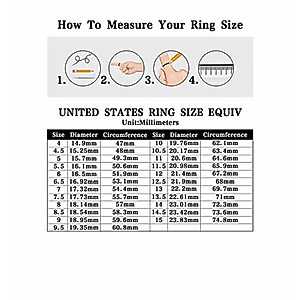 KAIYUFU Jewelers Her King His Queen Rings Imperial Crown Stainless Steel Mood Ring Changing Color Romantic Matching Wedding Band Gifts Women Size US 7