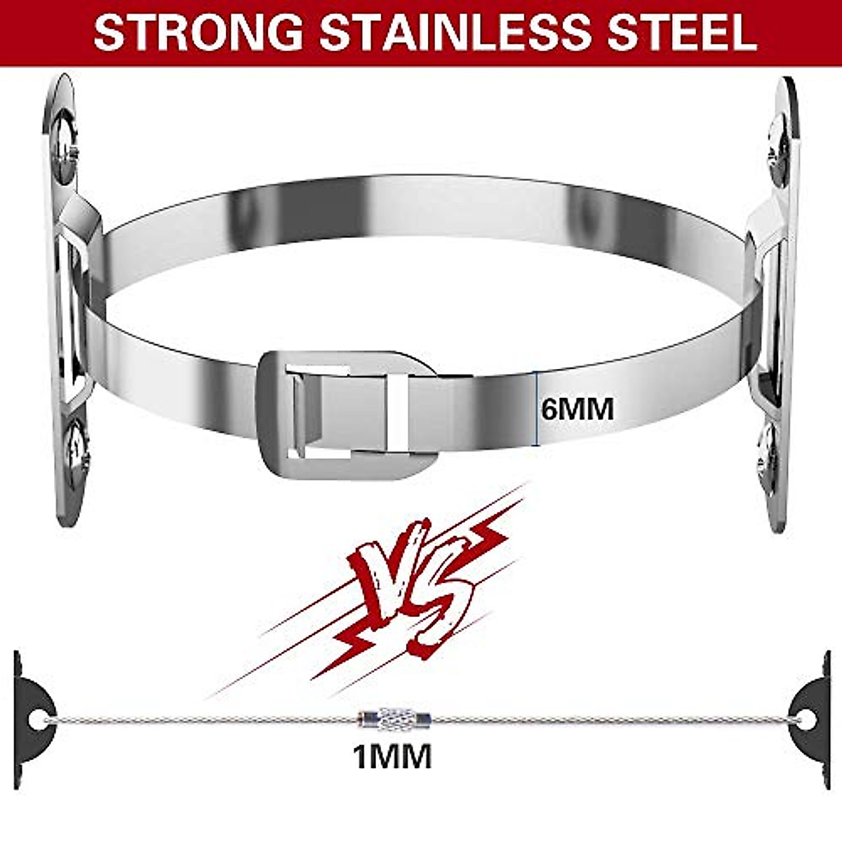 Furniture Straps (4 Pack + 4 Corner Protector) Furniture Wall Anchors, Anti Tip Furniture Kit Adjustable Earthquake Resistant Wall Safety Straps Prevent Furniture from Tipping Over for Baby Safety