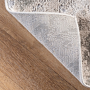 nuLOOM Cyn Contemporary Abstract Area Rug, 5x8, Silver