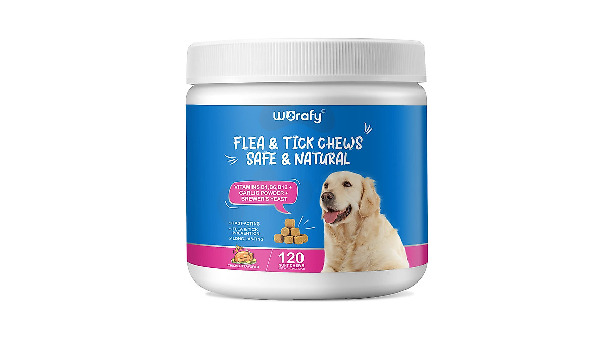 Natural Dog Soft Tablets for All Breeds - Long-Lasting Protection