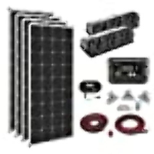 Zamp Solar Legacy Series 680-Watt Roof Mount Solar Panel Kit with Digital Charge Controller. Off-Grid Solar Power for RV or Tiny House - KIT2014 (4 x 170-Watt Panels)
