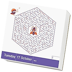Maze-A-Day Page-A-Day Calendar 2023: Follow the Path to a Sharper Brain!