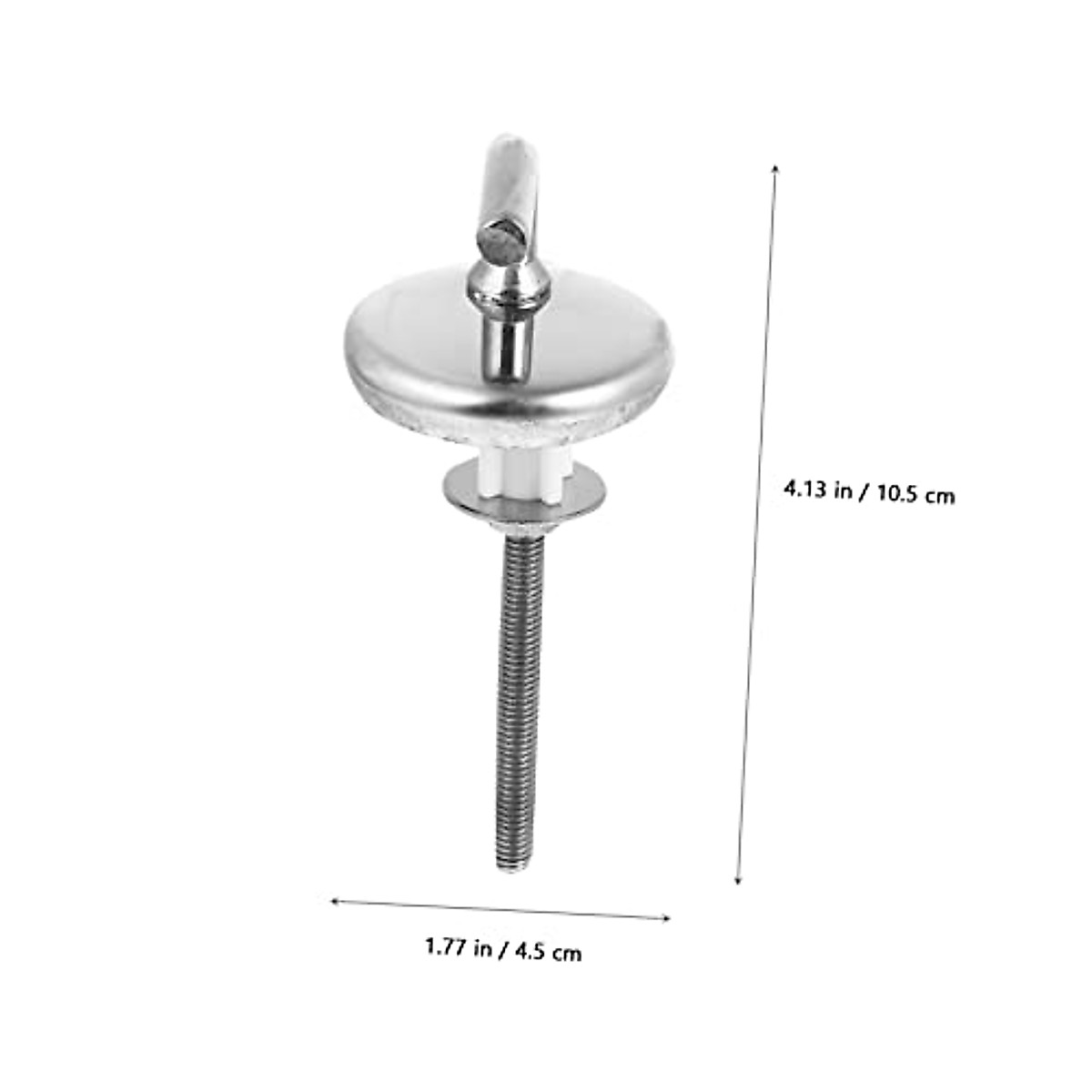 Uonlytech 2pcs Toilet Lid Hinge Toilet Cover Seat Toilet Tank Bolts Stainless Steel Bolts Replacement Toilet Bolt Toilet Fittings Toilet Screws Replacement Toilet Hinge Screws Water Tank