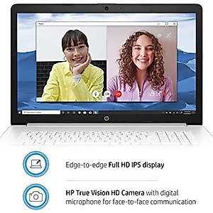 HP 2022 17.3" FHD IPS Laptop, 11th Gen 4-Core Intel Core i5-1135G7(Beats i7-1065G7), Iris Xe Graphics, 16GB 3200Mhz DDR4 RAM, 512GB SSD, Windows 11 S, Silver