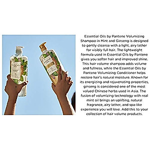 Pantene Essential Oils Volumizing Shampoo and Conditioner With Mint & Ginseng 38.2 FL / 1.13 L