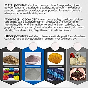 Flow Ability Tester, Hall Flow Meter with 2.5&5 MM Funnel, Powder Bulk Density Meter, 60° Funnel Angle&25mm Height Block, for Testing Flow Rate and Bulk Density Of Metallic and Non-Metallic Powders