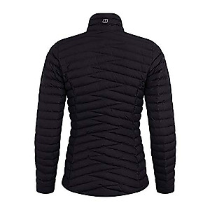 Berghaus Women's Standard Puffer Insulated Jacket Water Repellent Nula, Non-Hooded Jet Black