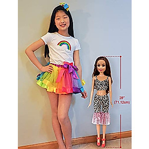 ZITA ELEMENT 3 Sets Fashion 28 Inch Girl Doll Clothes Dress Outfits - Quality Handmade Casual Wear Clothes Set Party Dress Clothing