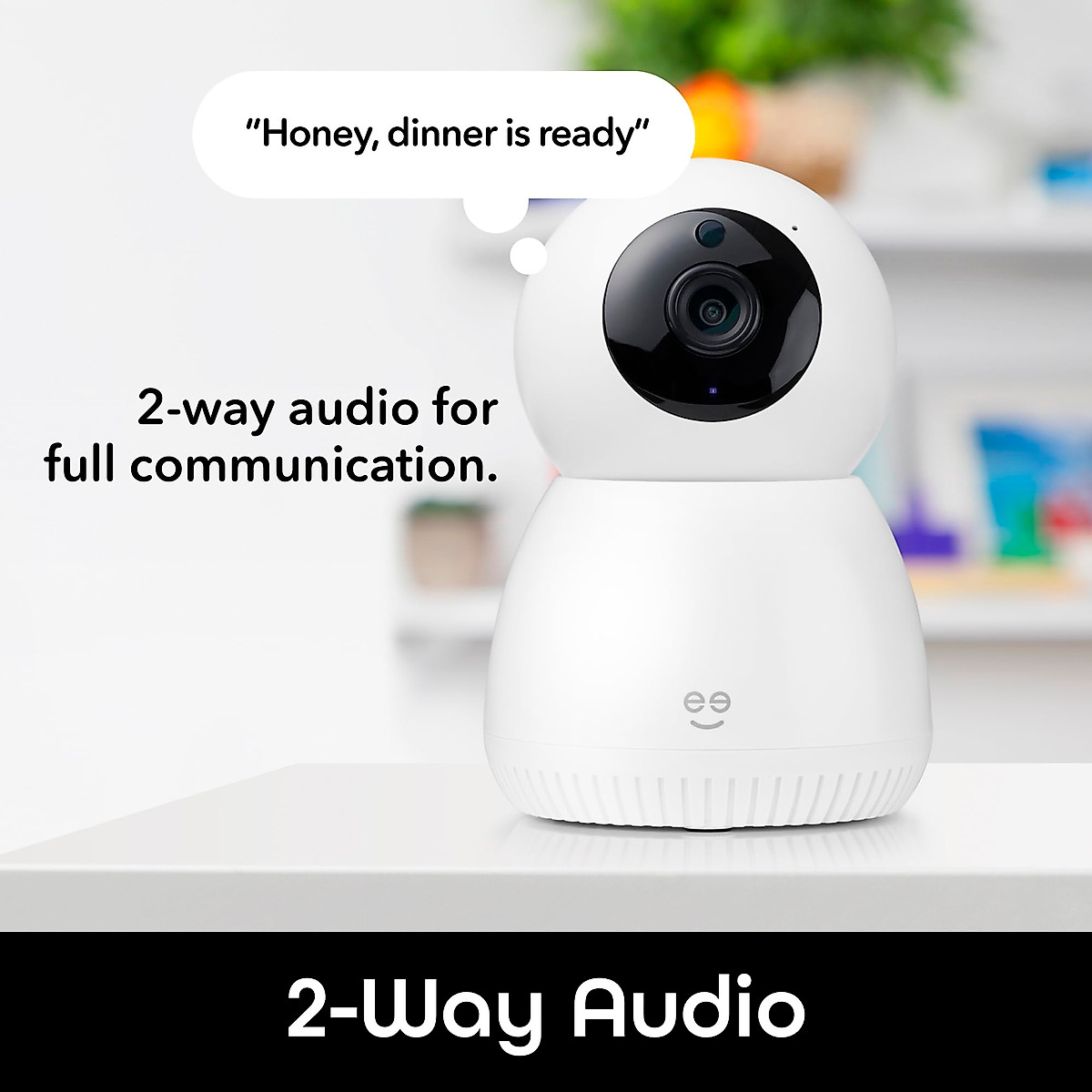 Scope 1080p HD Smart Auto-Tracking Security Camera, White