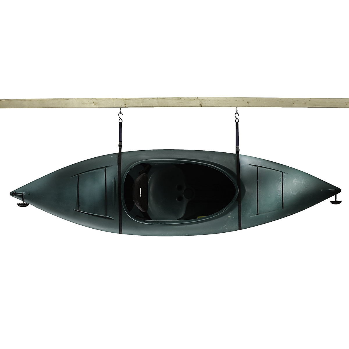 attwood 11953-4 All-In-One Hoist System for Kayaks, Canoes and Bikes, Black Finish