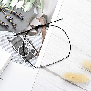 Tarsus White Elephant Gifts, Morse Code Bracelets Jewelry Gifts for Women Men Best Friend