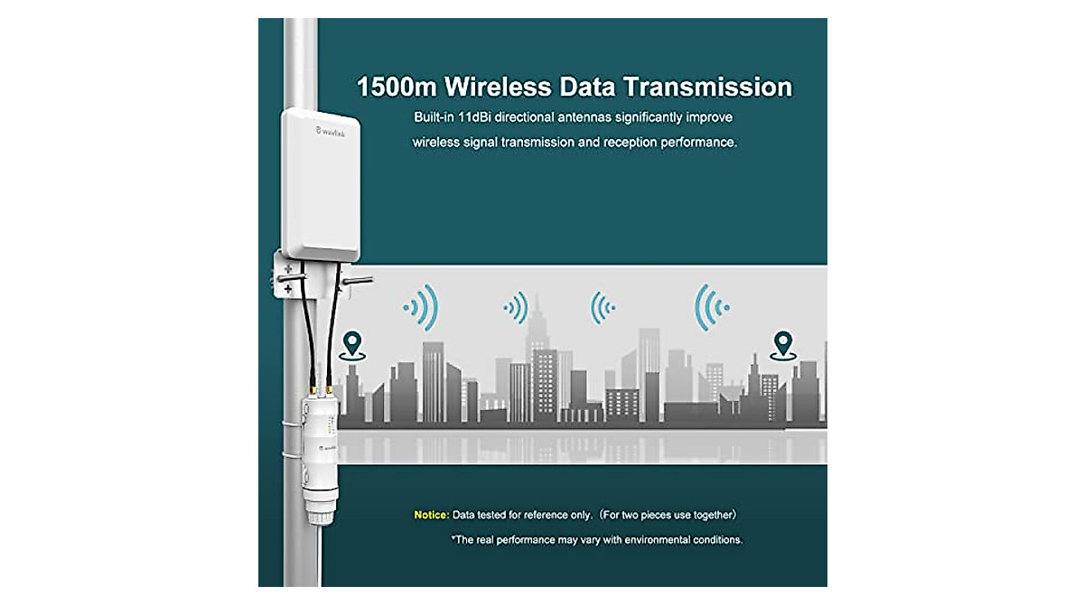 WAVLINK Outdoor Weatherproof WiFi Range Extender,N300 Long Range ...