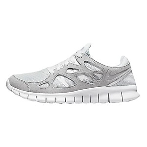 Nike mens Free Run 2 Shoes, Wolf Grey/White/Pure Platinum, 9
