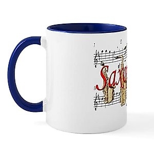 CafePress Saxophone Mug Ceramic Coffee Mug, Tea Cup 11 oz