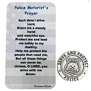 Saint Michael Police Token Set with Officers Holy Prayer Card