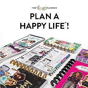 me & my BIG ideas Line It Up Check It Off Stencil - The Happy Planner Scrapbooking Supplies - Snap On to Discs for Portability - Add Lines or Checklists with Boxes and Circles - Fits Classic Size