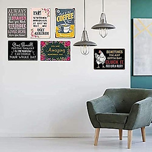 Eeypy Vintage Tin Sign Fruit of The Spirit Peace Kindness Retro Metal Signs,for Garage Family Bar Cafe Room Bathroom Art Wall Decor Poster 8x12 inch