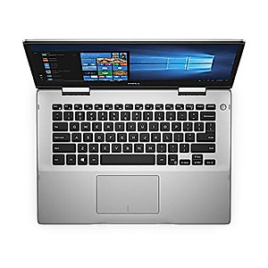 Dell Inspiron 2-in-1 Laptop LED-Backlit Touch Display, i7-8565U, 8GB 2666MHz DDR4, 256 GB m.2 PCIe SSD, 14", Silver, Alexa Built-In (i5482-7069SLV-PUS)