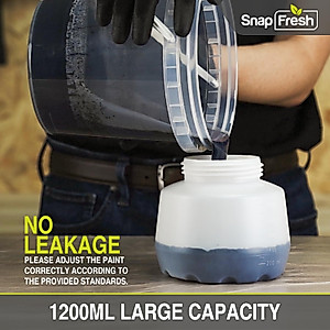 SnapFresh Cordless Paint Sprayer, Power Paint & HVLP Sprayer Gun with 4.0Ah Li-ion Battery & Fast Charger, Electric Paint Sprayer Gun for Painting Ceiling, Fence, Cabinets, Walls