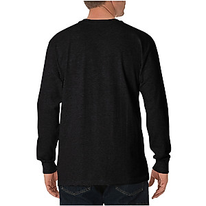 Dickies Men's Long Sleeve Heavyweight Crew Neck, Dark Navy, Medium