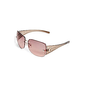 GUESS Factory Women's Rimless Shield Sunglasses