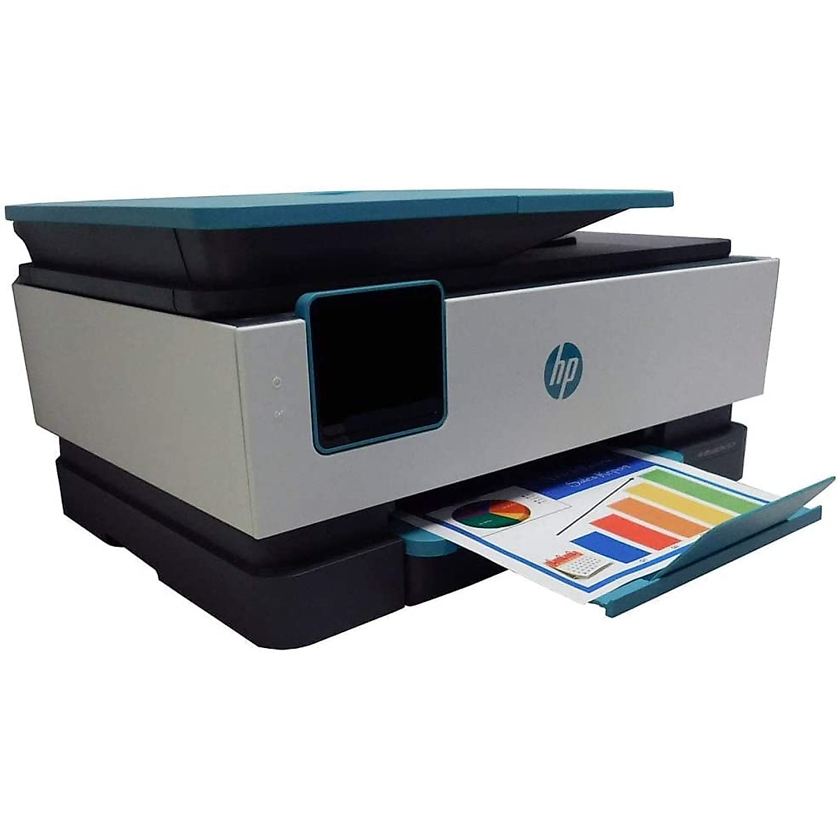 HP Officejet Pro 8028 All-in-One Printer Wireless Printer, Take control of Printing, Scanning, Copying, and Fax Jobs at Home and Office, Built-in Wifi via Mobile Device, Cloud-Based, 3UC64A (Renewed)