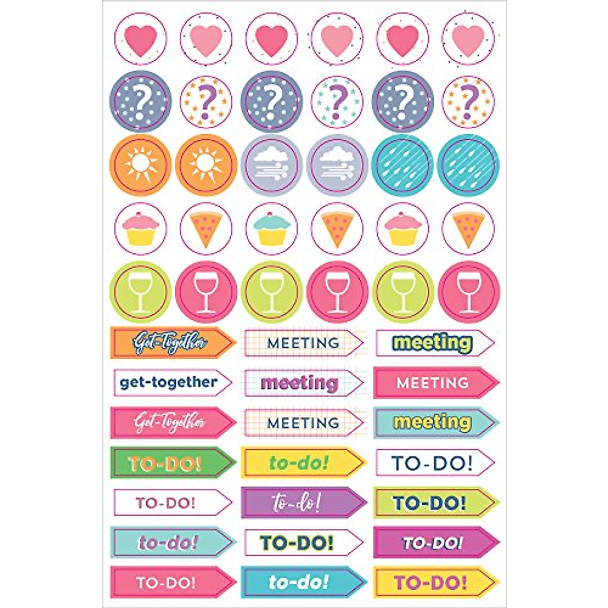 Peter Pauper Press Essentials Weekly Planner Stickers (Set Of 575 Stickers)