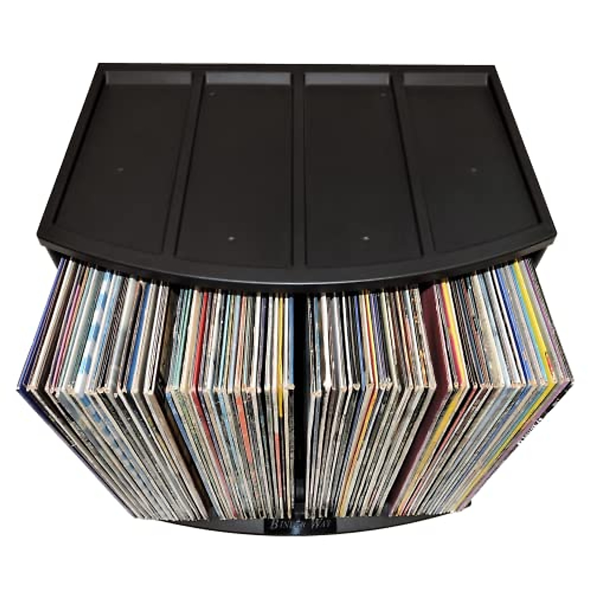 Binder Way - 3 Ring Binder Stand, Desktop Organizer, Vertical Book Shelf, Vinyl Record Storage Holder, Scrapbook 12x12 Paper Rack, LP Box, Lever Arch Filing Crate, Photo Album Cube - Stackable