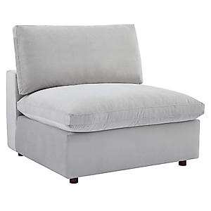 Modway Commix Down-Filled Overstuffed Performance Velvet 3-Seater Sofa