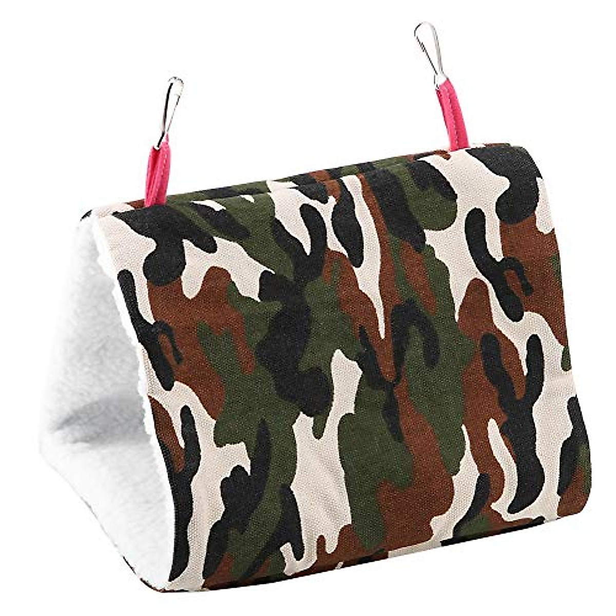 HEEPDD Bird Hammock, Warm Soft Parrot Nest Hanging Hut Tent for Parakeet Cockatiel Lovebird Budgie Finch Canary Cockatoo African Grey Amazon Macaw (#5) Nests