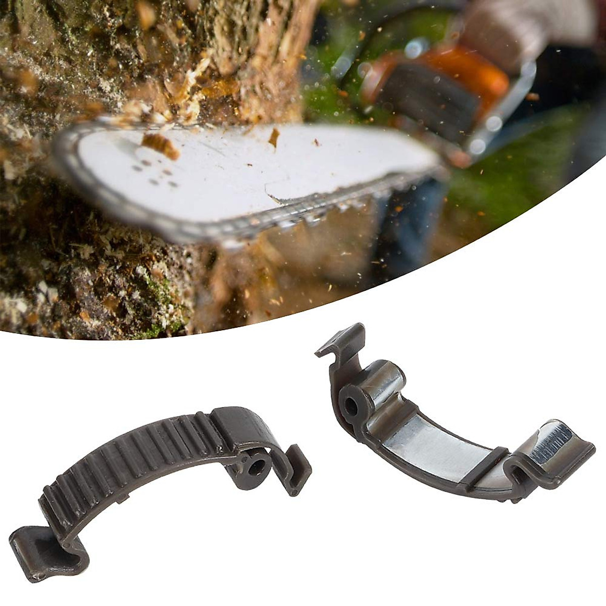 Fdit 2Pcs Chainsaw Cylinder Cover Buckle Clip for Husqvarna 435 440 445 450 359 351 353 357 346XP 575XP