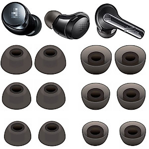 Replacement Ear Tips Compatible with Soundcore by Anker Space A40, Silicone Ear Buds Ear Cap Ear Plug Eartips Replacement for Soundcore Space A40/ Life P3i / Life A3i,3 Size 6 Pairs