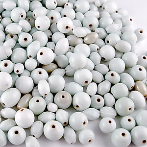 The Crafts Outlet 4-oz=112-g Bulk Assorted Shapes and Sizes 6-12mm Glass Beads Mixed