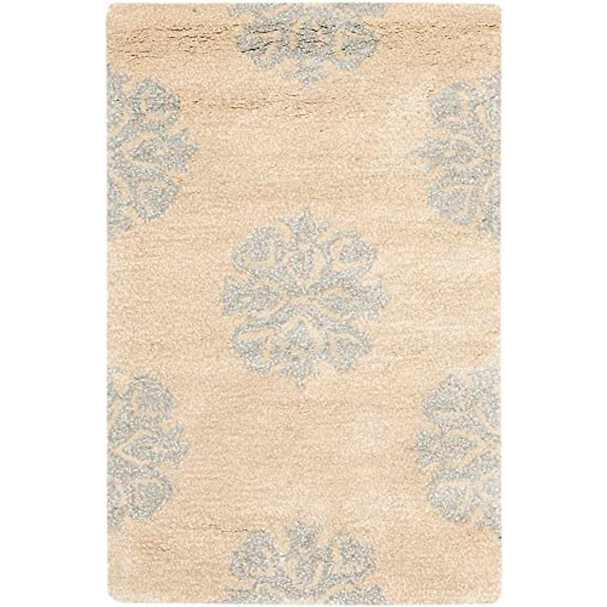 SAFAVIEH Soho Collection 2' x 3' Beige SOH424D Handmade Premium Wool Accent Rug