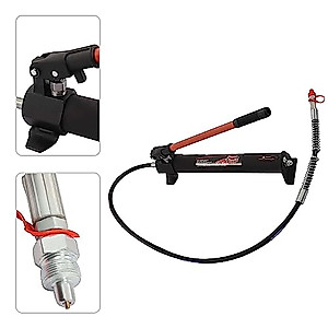 10T Porta Power Pump, 10Ton/22046.23lbs Porta Power Hydraulic Jack Power Body Frame Repair Kit Auto Shop Lifting Tool Fit for Automotive, Truck, Farm, and Heavy Equipment Repair