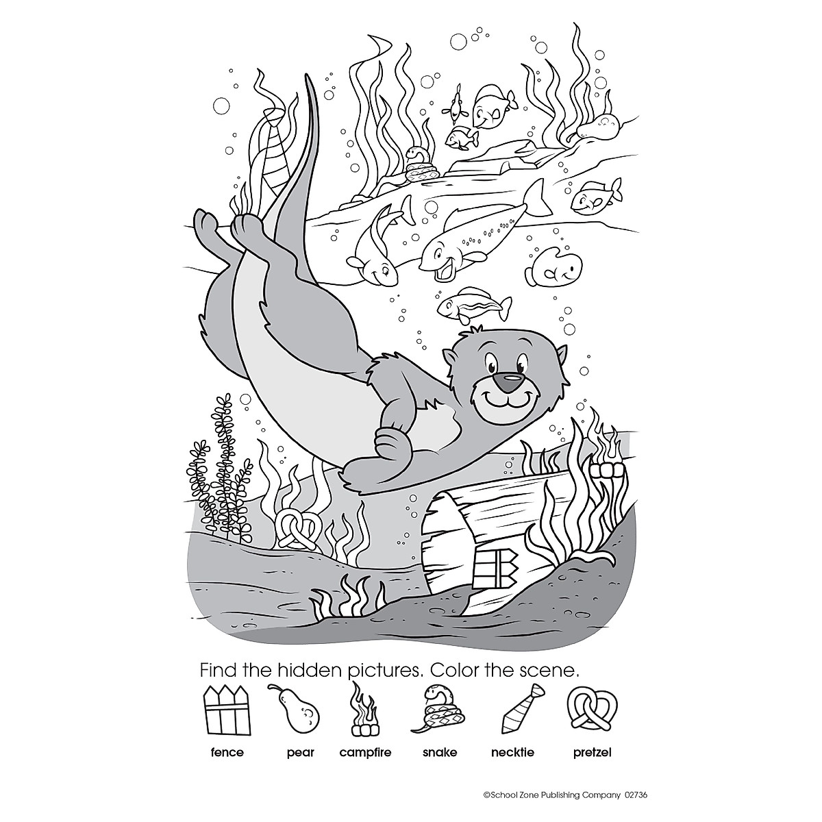 School Zone - My First Hidden Pictures Workbook - Ages 4 to 6, Preschool to Kindergarten, Activity Pad, Search & Find, Picture Puzzles, Coloring, and More (School Zone Little Busy Book™ Series)