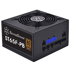 SilverStone Technology 650 Watt ATX Power Supply 80 Plus Bronze with 100% Modular Cable Design ST65F-PB