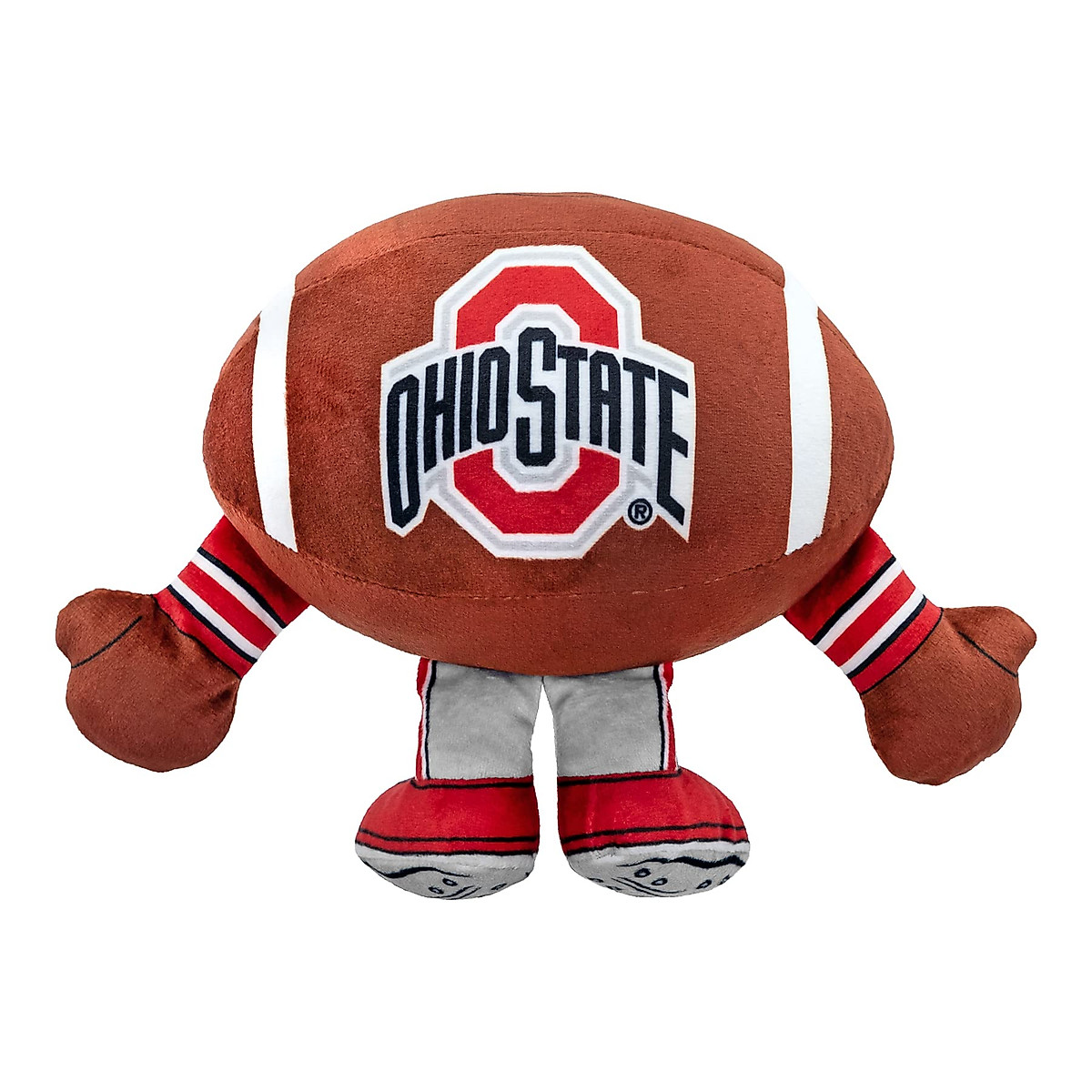 Bleacher Creatures Ohio State Buckeyes 8" Kuricha Football Sitting Plush- Soft Chibi Inspired Plush