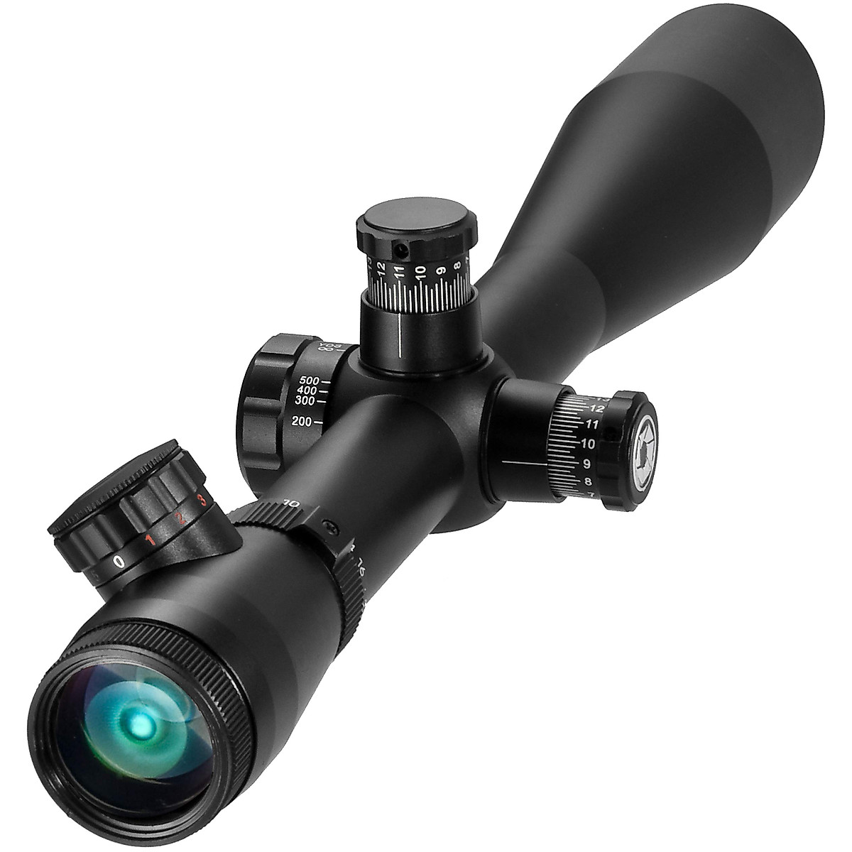 BARSKA unisex adult 6-24x50 Mil Dot Sniper Scope, Black, 6-24x50mm US