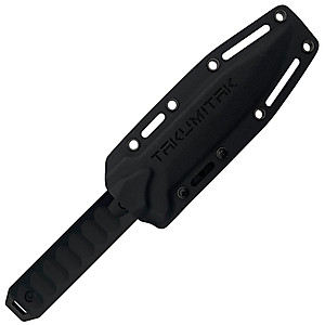 TAKUMITAK Tactical Knife Hunting Knife Survival Knife D2 Drop Point Blade G10 Handle Kydex Sheath Molle Clip Fixed Blade Knives Camping Accessories Hunting EDC Gear 40222 (Stonewash TKF213SW)