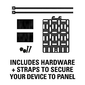Sanus SASP1-B1 Streaming Media Player Mounting Bracket Hides Most Small Devices Up to 3 lbs. Behind Your TV - Apple TV Roku Fire TV etc. - SASP1-B1 Black