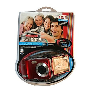 Vivicam X028 12.1 MP Digital Camera - Red
